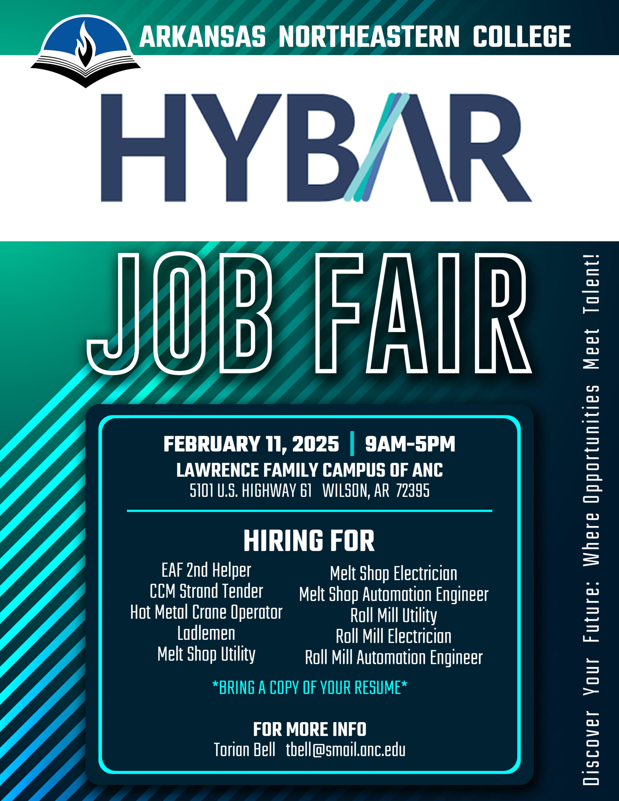Hybar Job Fair 2/11/2025 - Hybar